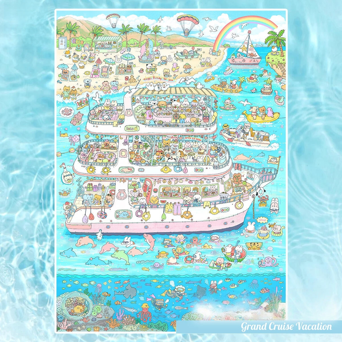 Grand Cruise Vacation 3D Sticker – PuPu Land